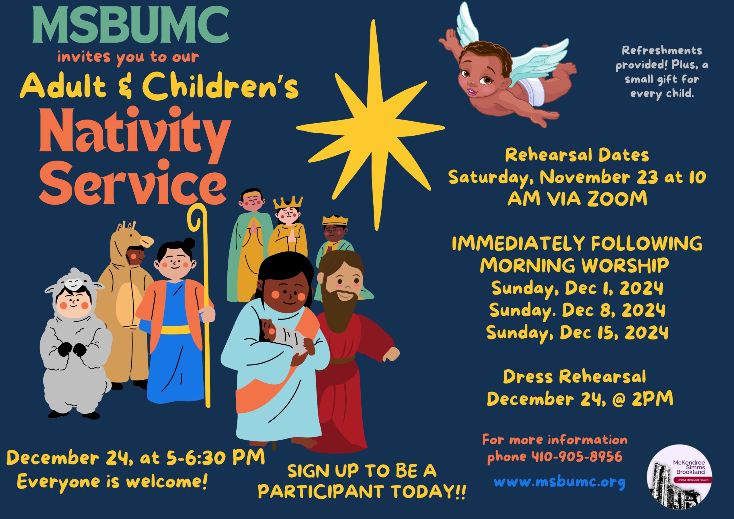 Christmas Eve Service -The Nativity - McKendree-Simms-Brookland United ...